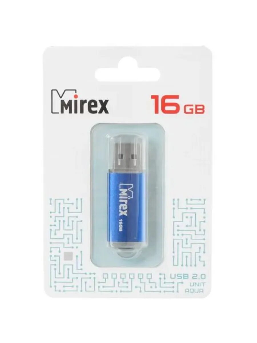Память USB Flash 16 ГБ Unit 13600-FMUAQU16 синий - USB 2.0 A