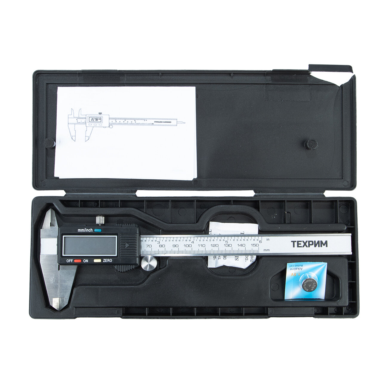Техрим УценкаT050020-888 Уценка! Штангенциркуль цифровой 0,01 мм, 0-150 мм