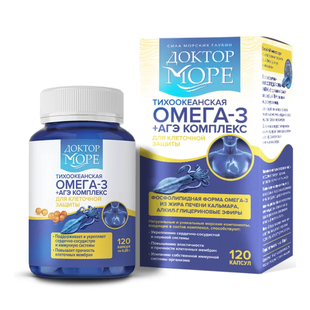 Доктор море омега 3+АГЭ комплекс