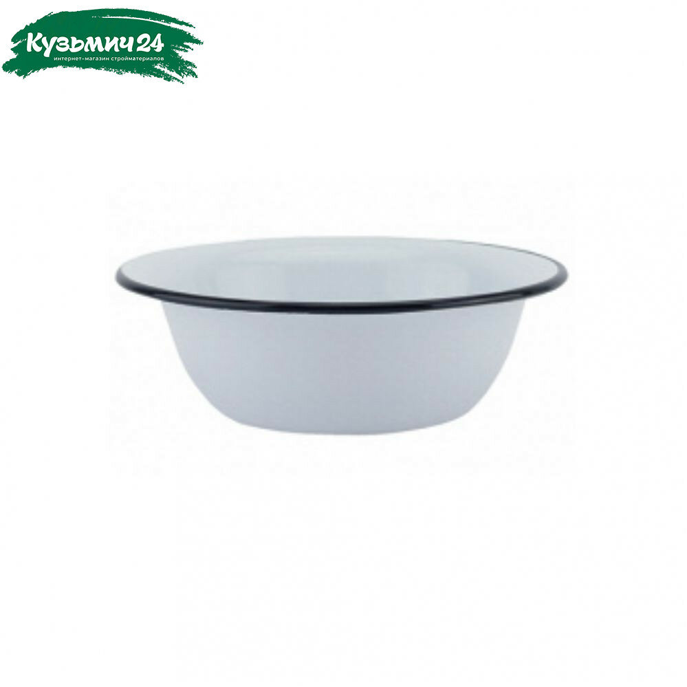 Миска ММК Эмаль 20-0305, без рисунка, эмалированная сталь, 0.6 л