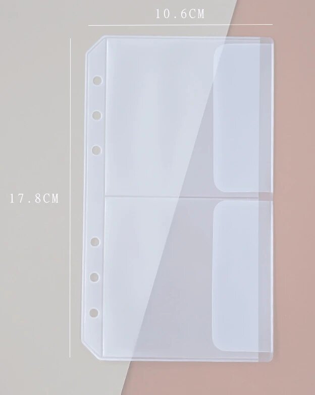 Папка-вкладыш для документов A6, 5шт, цвет: 5pcs A6 2