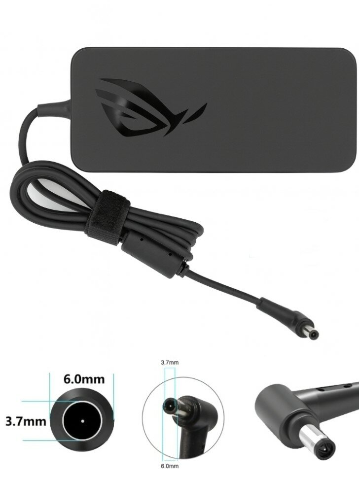 Зарядное устройство для ноутбука Asus, ROG Strix SCAR GL703GS-E5089, 19.5V - 11.8A, (Штекер: 6.0x3.7мм c иглой) 230 Вт Slim
