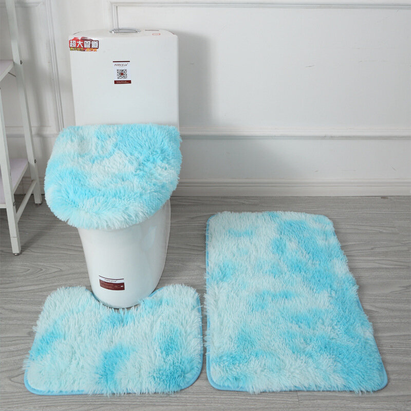 Комплект из трех предметов, чехол для сиденья унитаза, Тип U 40 * 50CM + крышка 45 * 50CM + дверная подушка 50 * 80CM