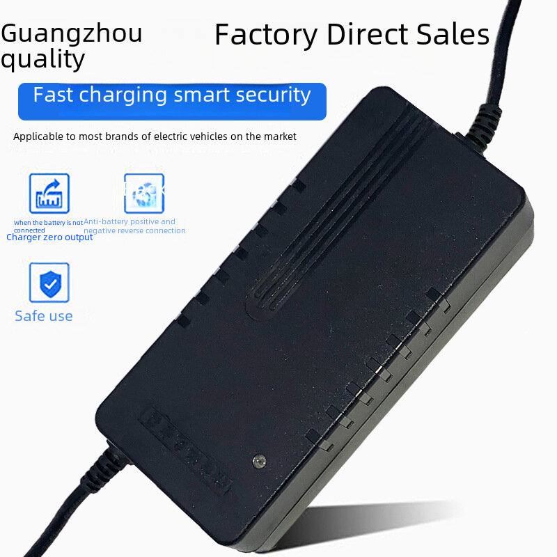 Зарядное устройство для литиевых аккумуляторов Jinwei 36V 2A, разъем лотос, для электровелосипедов, электромобилей, аксессуар, совместимость с 36V, 48V, 60V