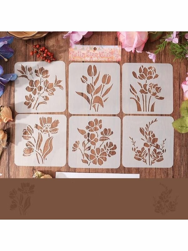 Трафарет для рукоделия, универсальный шаблон для декора и скрапбукинга, помощник для точного рисования и создания узоров при оформлении поделок и подарков