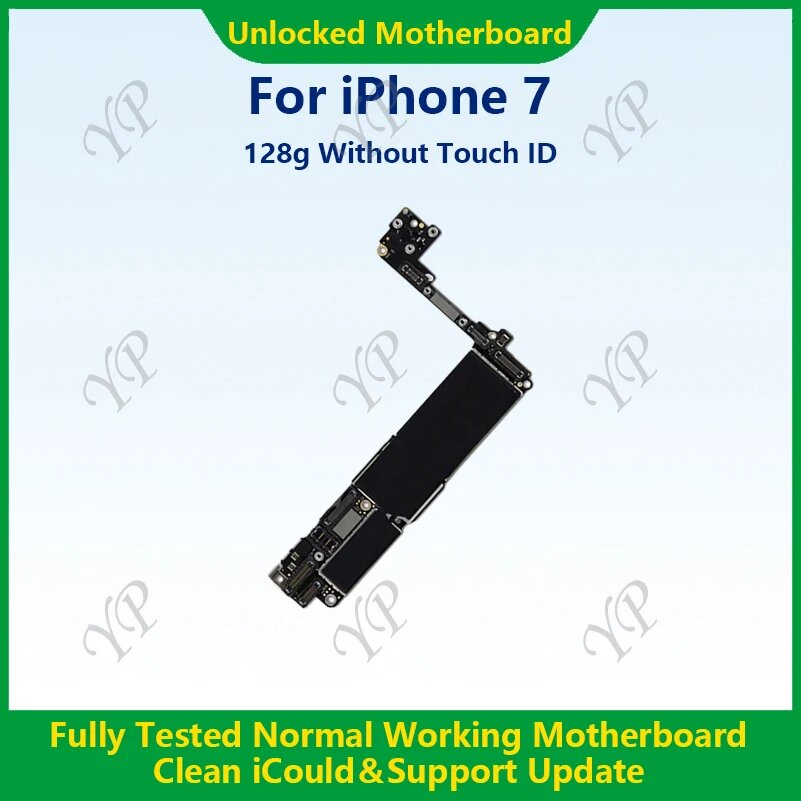 Материнская плата для iPhone 7/7 Plus 32 ГБ/128 ГБ с/без Touch ID очищенная iCloud 100% полностью протестированная Рабочая материнская плата Быстрая доставка 7 128g no touch