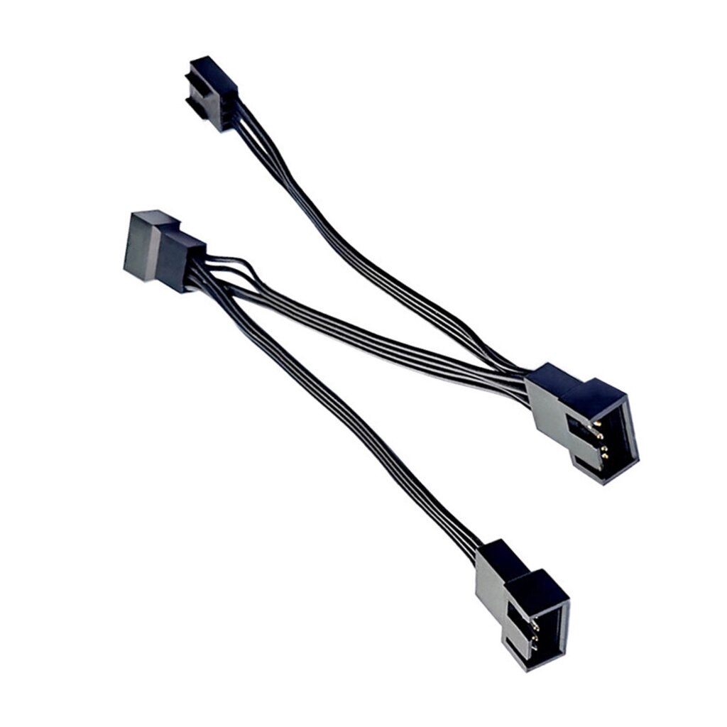 Flexible 4Pin Pwms Fan Splitter Power Distribution Cable for Customizable Cooling Setups and Organized PC Wiring