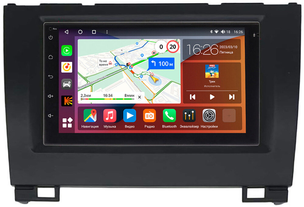 Штатная магнитола Great Wall Hover H3 2010-2014, Hover H5 2010-2018 Canbox H-Line 4617-RP-GWH-34 Android 10 (4G-SIM, 4/64, DSP, QLed)