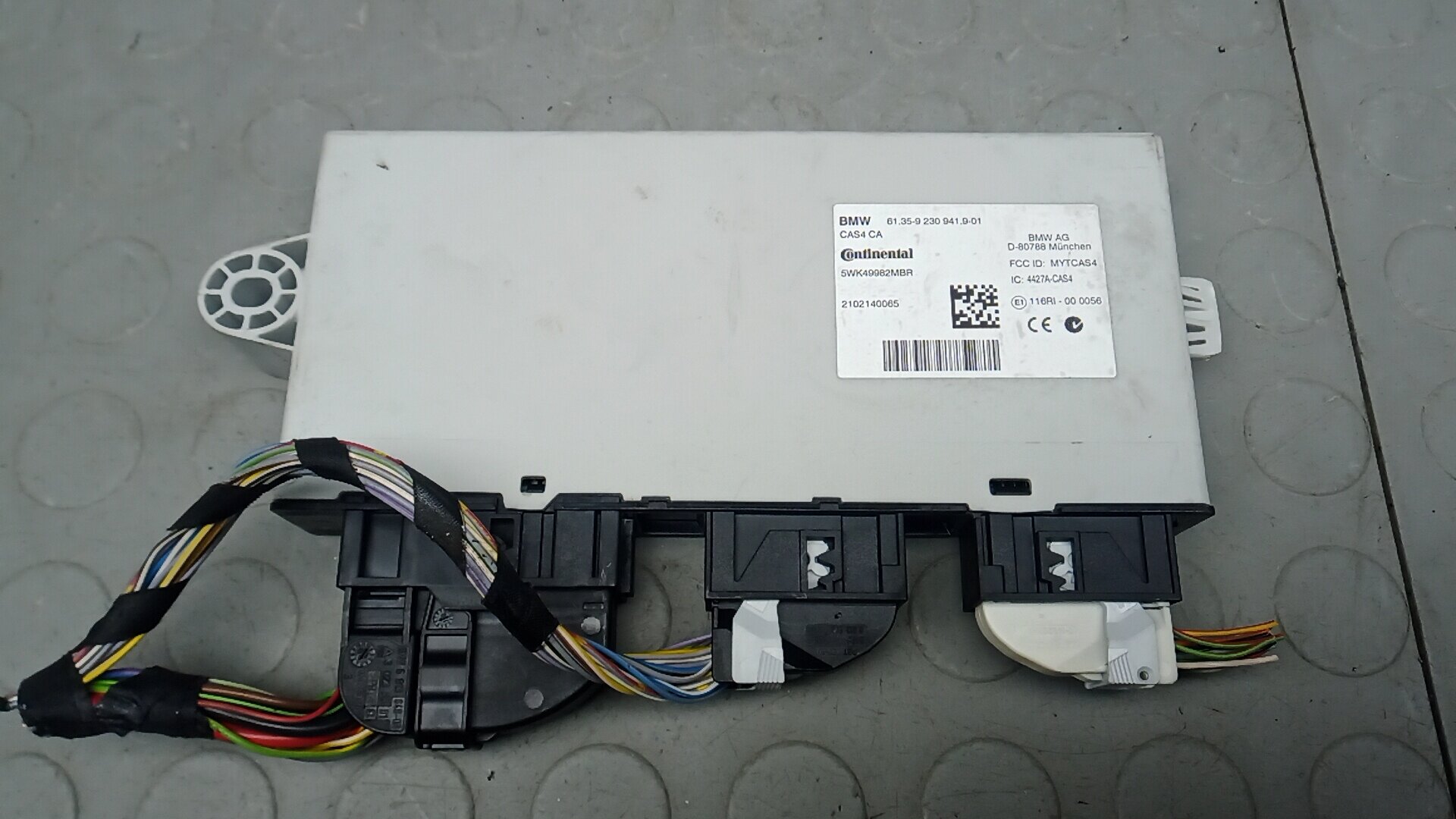 Блок управления BMW 7 F01, Номер 5wk49982mbr, 9230941901