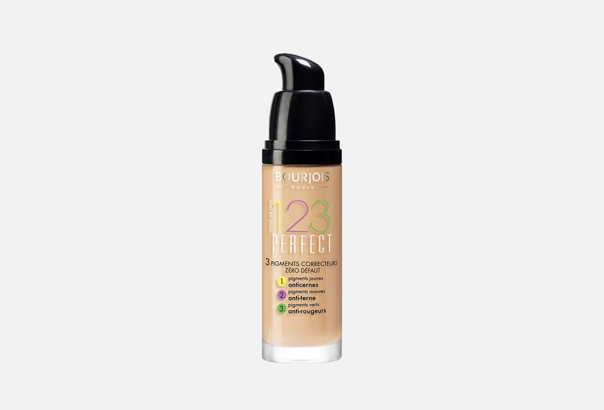 Тональный крем Bourjois 123 Perfect, оттенок 53, Light Beige, 30 мл