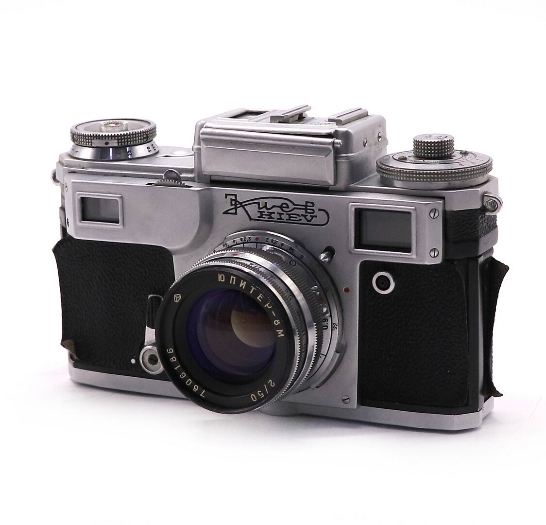 Фотокамера Киев 4 + Юпитер-8М (СССР, 1974)