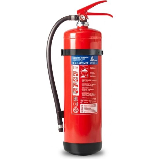 Огнетушитель Миг ОП-6(з) АВСЕ в сборе с КТМ-6