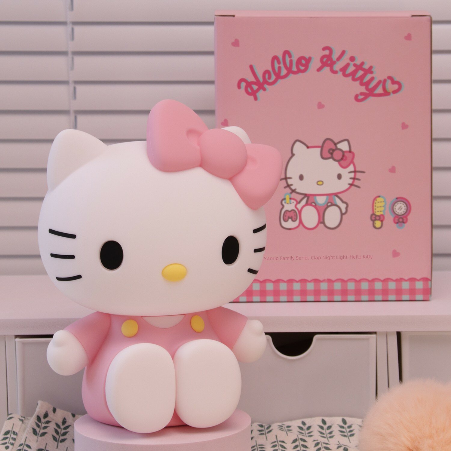 Ночник Hello Kitty с сенсором прикосновения, таймером выключения, 3 уровнями яркости — зарядка для детской спальни