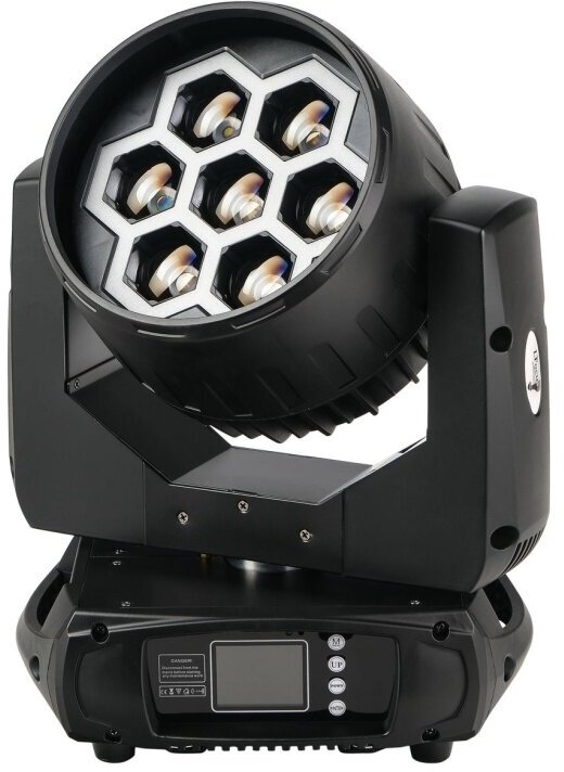BR-740PE Вращающаяся голова Wash, RGBW, LED 7x40Вт, LFocus