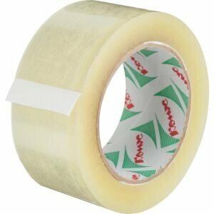 Клейкая лента упаковочная Комус прозрачная 50 мм x 100 м толщина 50 мкм, 164283