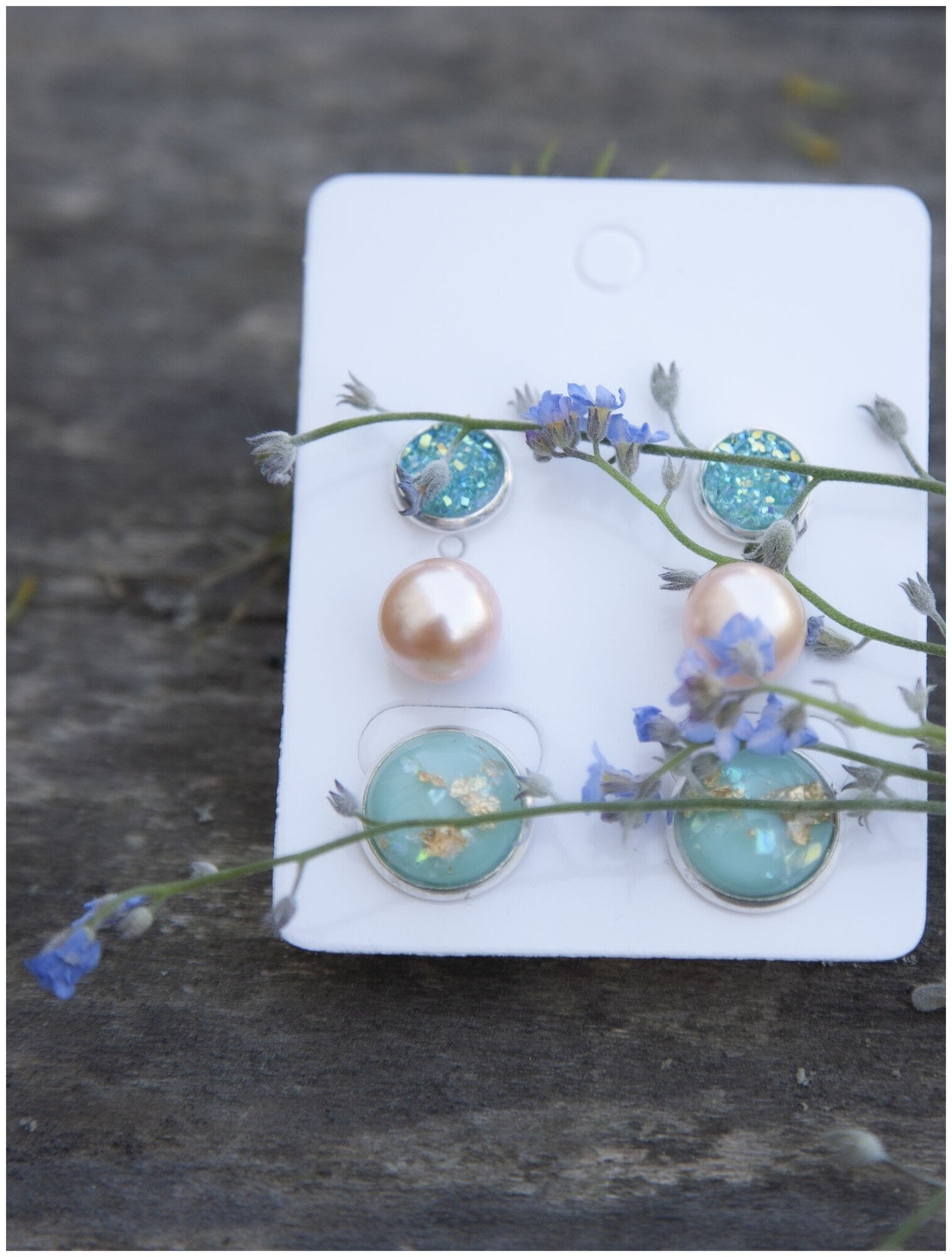 Комплект серег