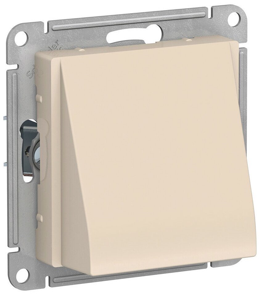 Вывод кабеля Systeme Electric ATLASDESIGN, механизм, цвет бежевый