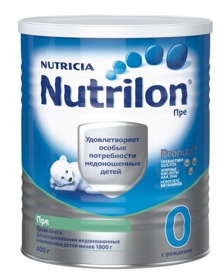 Смесь Nutrilon (Nutricia) Пре 0, с рождения, 400 г