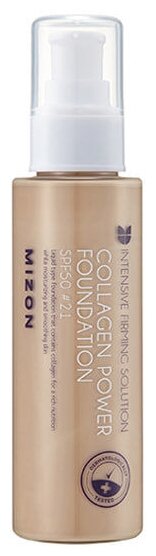 Mizon тональный крем Collagen power foundation, SPF 50, 100 мл, оттенок: тон 21