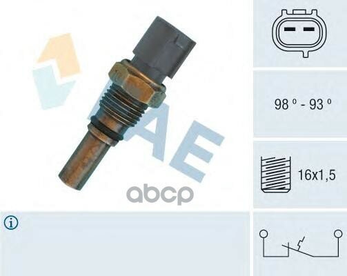 Датчик включения вентилятора FAE арт. 36550