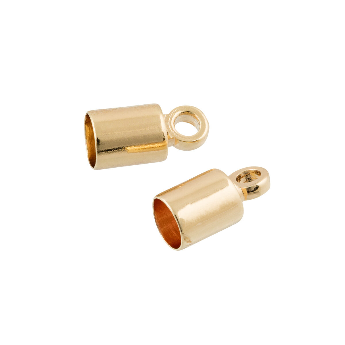 Концевик "Zlatka" FMK-E12 4 х 8 мм 2 шт 02 под золото