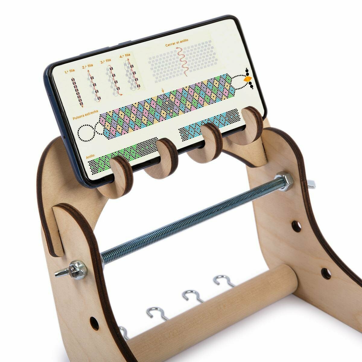 Zlatka Станок для бисероплетения DC-3000 дерево в деревянной упаковке