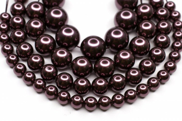 Жемчуг Swarovski 5810 #301 6мм Crystal Burgundy Pearl, 5810-6-301, 10шт
