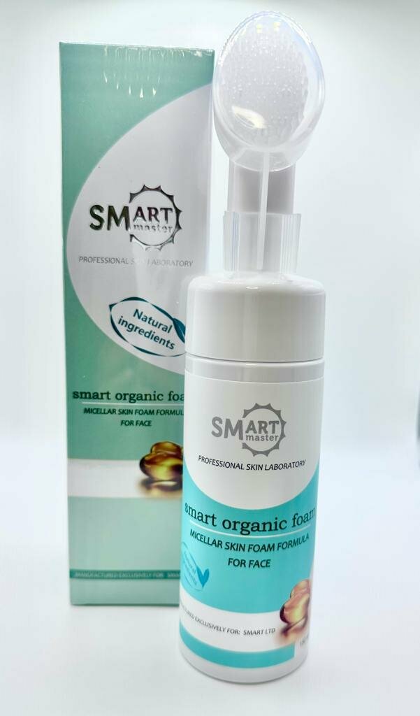 Мицеллярная умная пена для очищения лица с массажной щеточкой (MICELLAR SKIN FOAM FORMULA FOR FACEE) 150 мл
