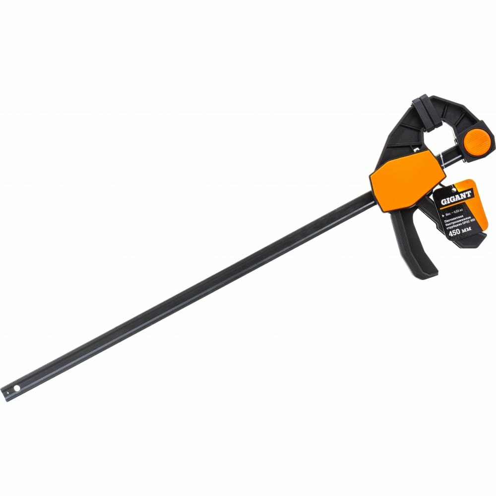 Пистолетная быстрозажимная струбцина Gigant 450 мм GPQC 450, для профессиональной эксплуатации, деревянный