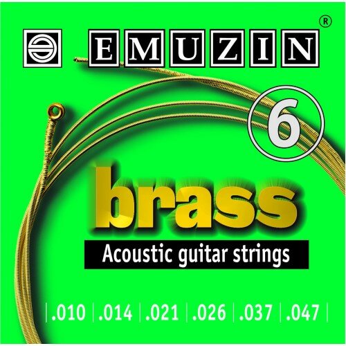 Струны для акустической гитары Emuzin Brass 6А103 10-47