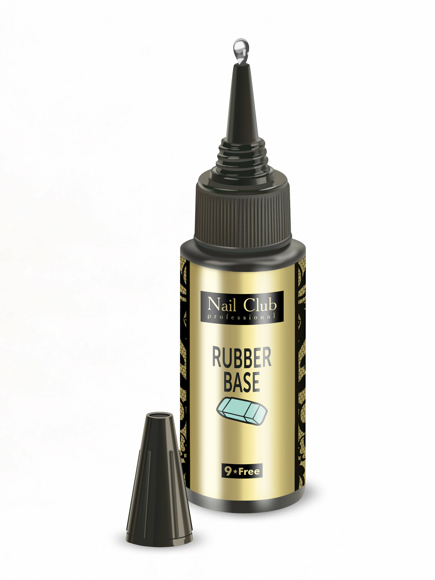 Nail Club professional Базовое покрытие для ногтей RUBBER BASE, 30 мл/1 шт.