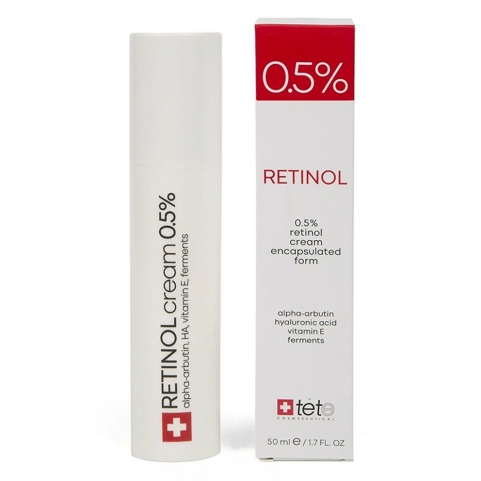 Tete Cosmeceutical Retinol Cream 0.5% Крем с ретинолом 0.5% 50 мл.