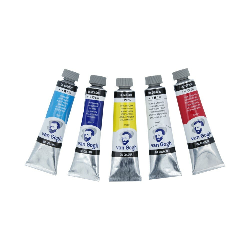 VAN GOGH №1 Масляная краска 40 мл Белила титановые на льняном масле, белый