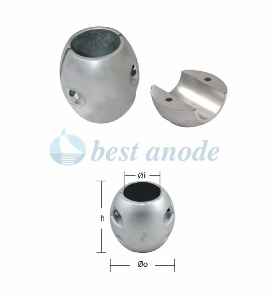 Анод алюминиевый для валолинии, D45 мм