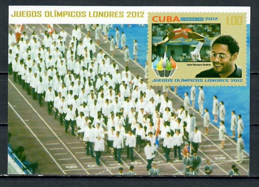 Почтовые марки Куба 2012г. "Олимпийские игры - Лондон, Англия" Спорт, Олимпийские игры MNH