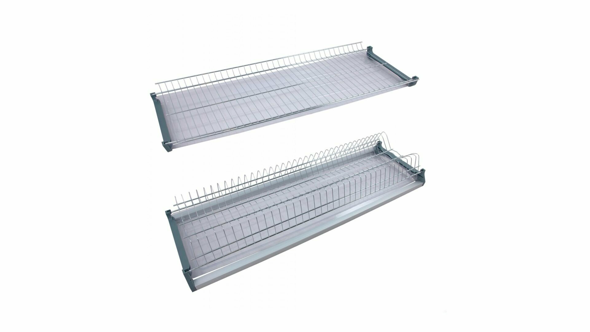 Сушка для посуды SU03/900, двузуровневая, проволочная, хром полированный