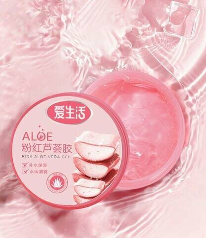 Розовый эко гель ILiFE Алоэ вера 180 г