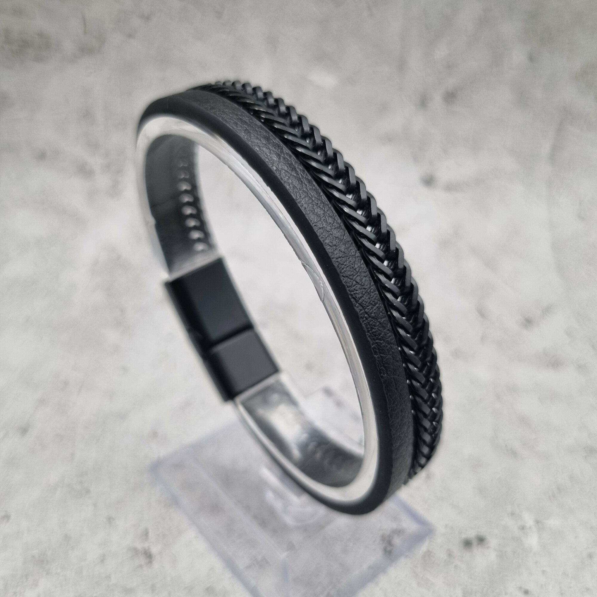 Плетеный браслет, металл