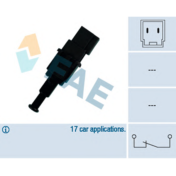 FAE 24490 (2532070J00 / 2532070J00) датчик стоп сигнала