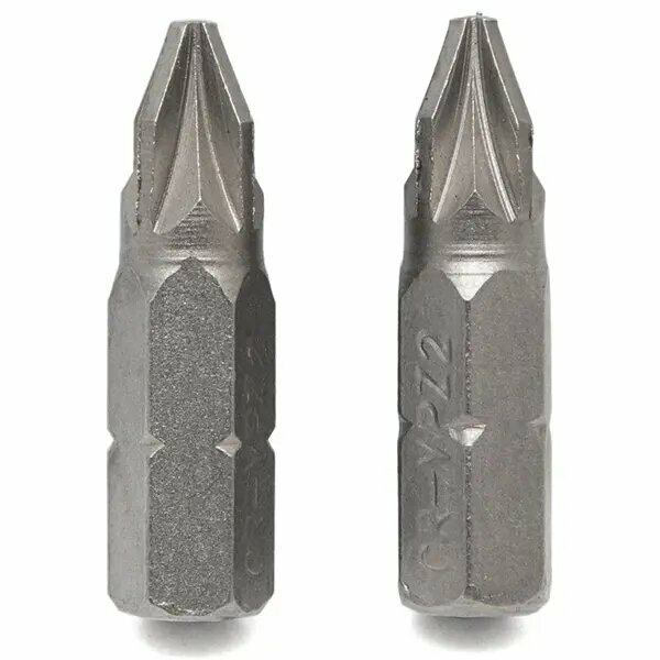 Бита крестовая магнитная Vira PZ2x25 мм, 2 шт.