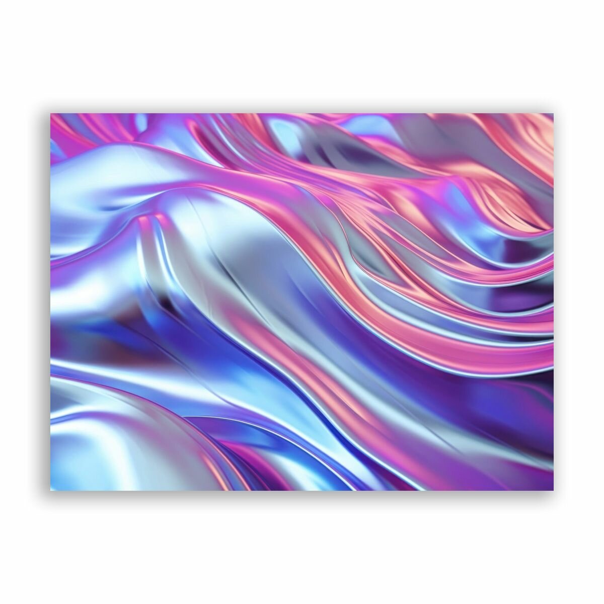 Постер, плакат на бумаге / Перламутровые абстракции / Размер 30 x 40 см