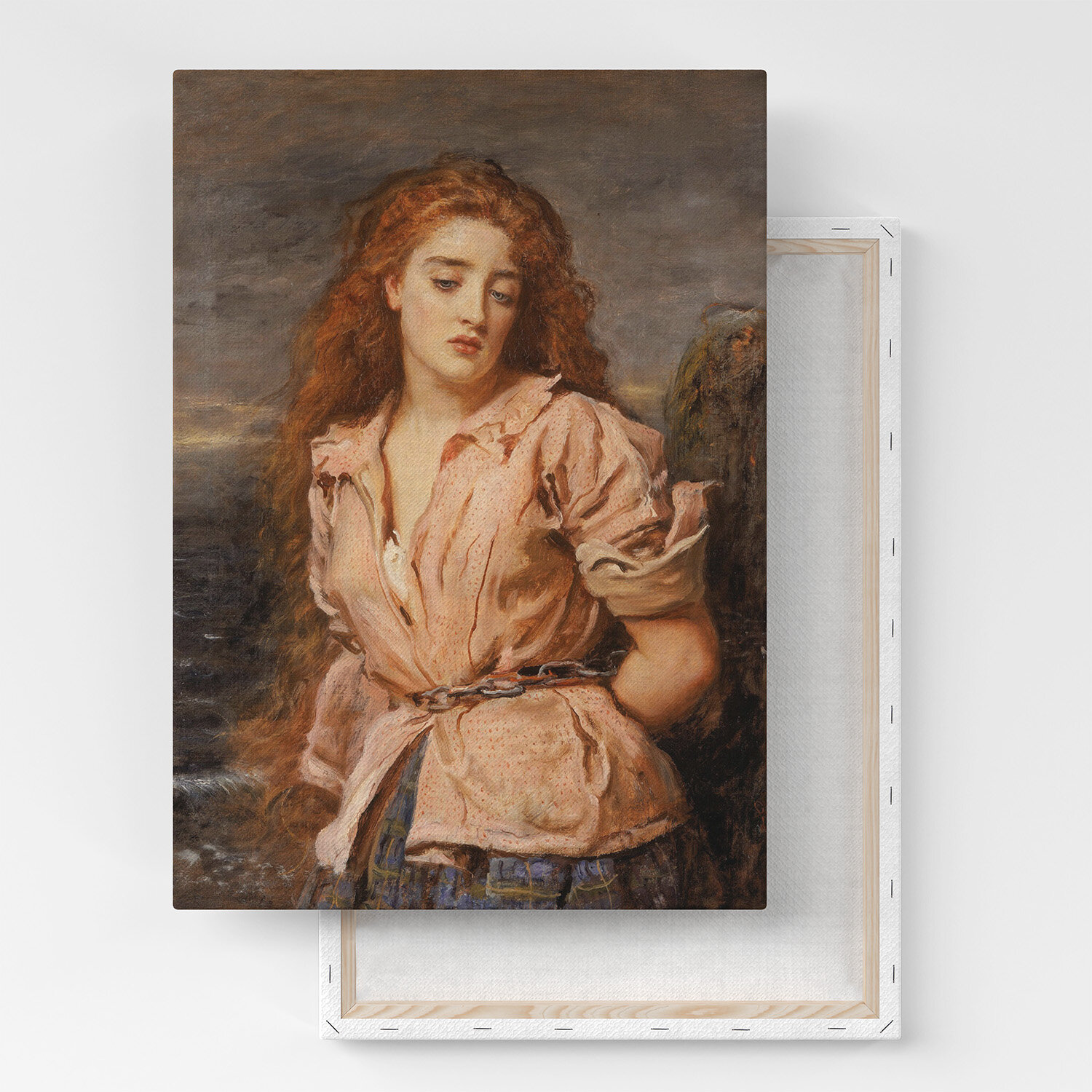 Картина на холсте, репродукция / Джон Эверетт Милле - The Martyr of the Solway / Размер 30 x 40 см