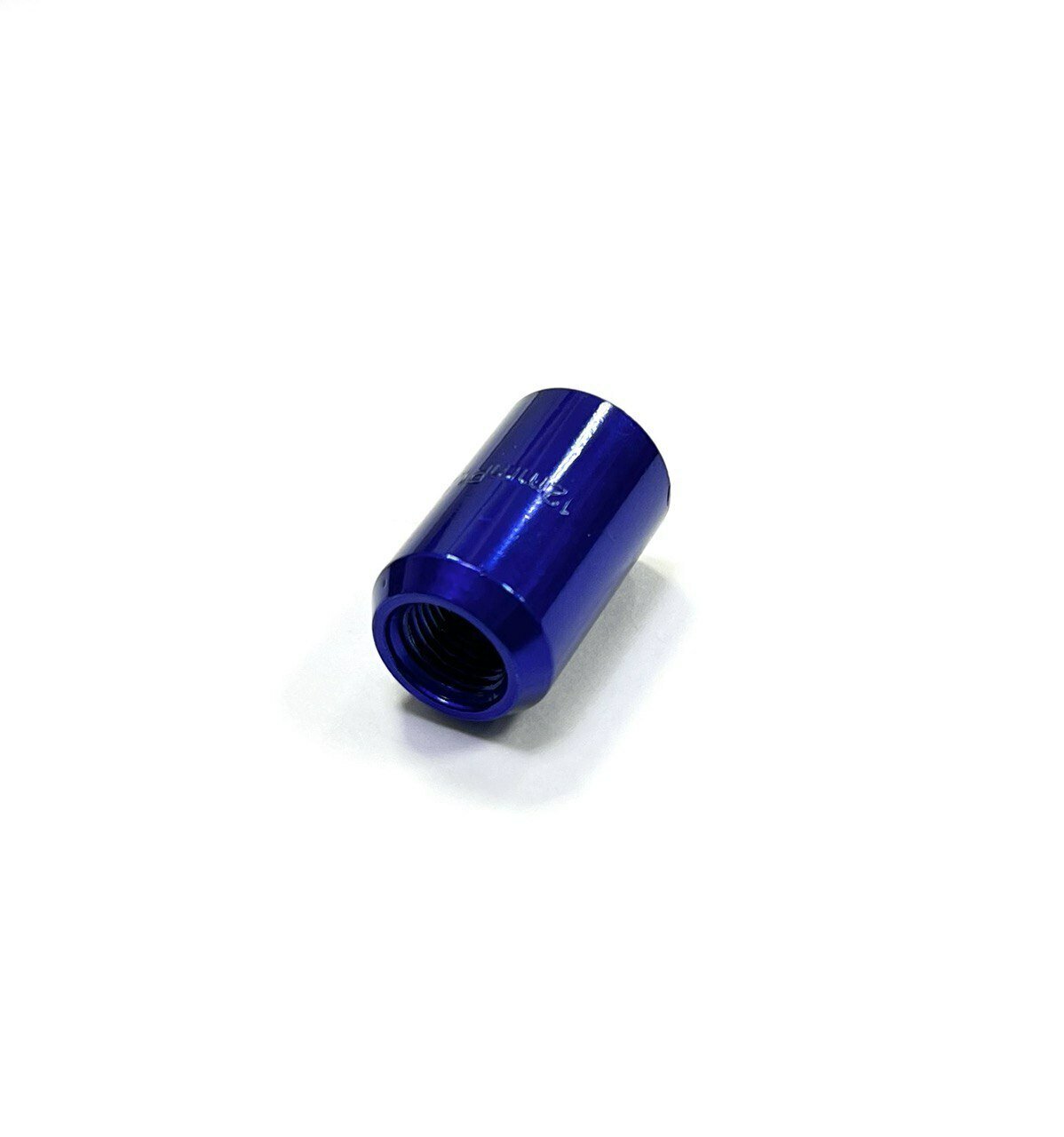 Гайка колесная Topfit М12х1,25 синяя сквозная h32 (1шт)