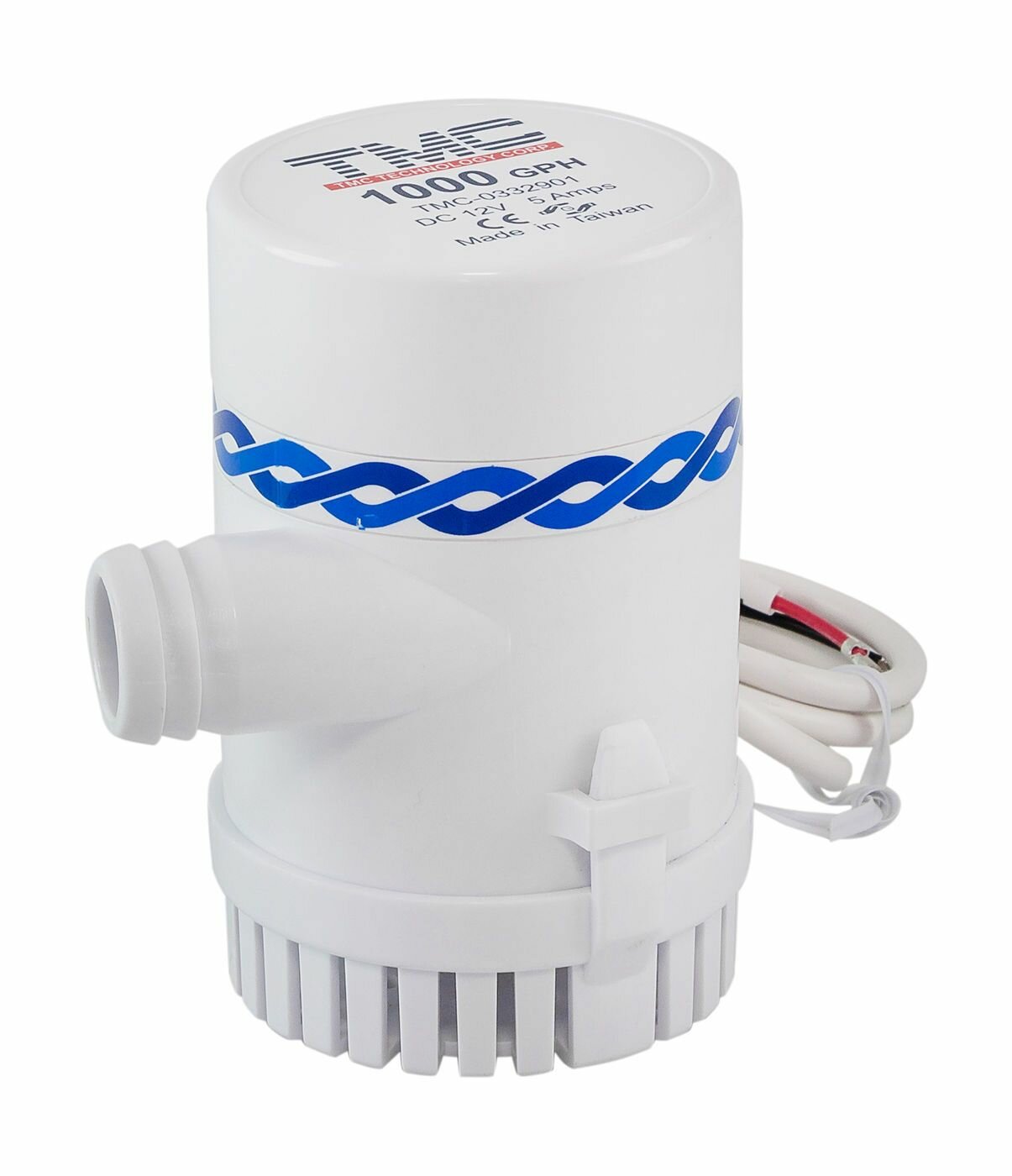 Трюмная помпа TMC 12 вольт, 1000GPH (3785 л/ч, высота до 4 м) для лодки /катера / яхты водооткачиваю