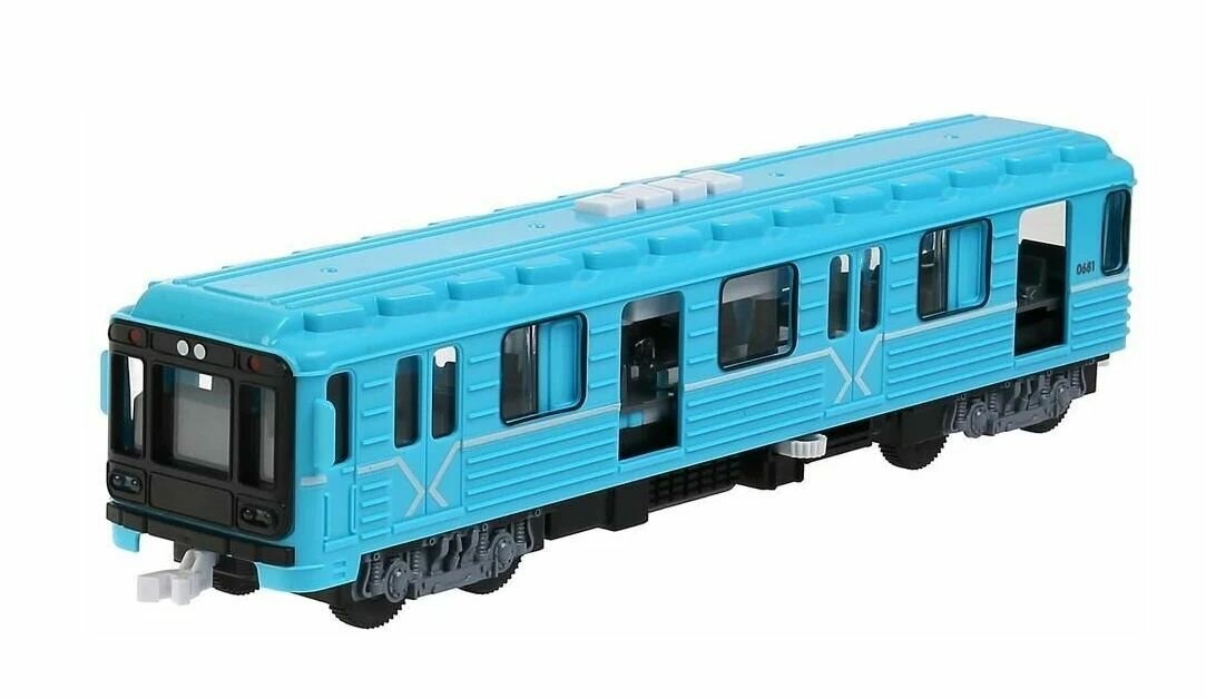 Модель пластиковая "Технопарк", свет-звук электровагон 30 см, синий