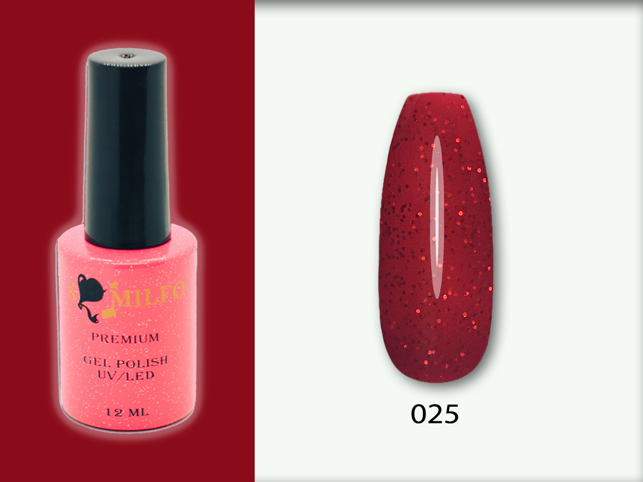 025 KOMILFO гель лак 12 мл.