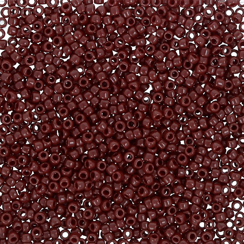 Бисер Япония "TOHO" 15/0 круглый 1.5 мм 5 г №0046 т. т. коричневый