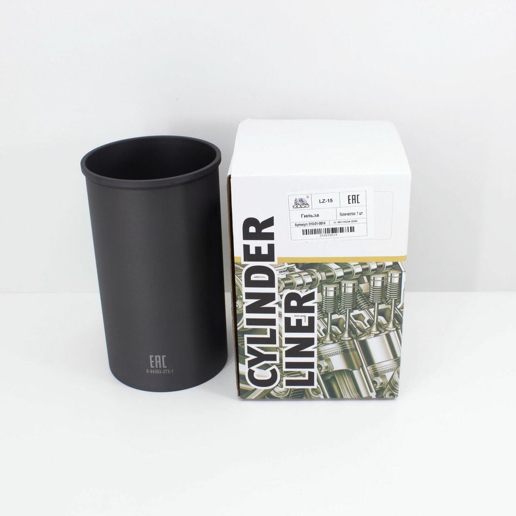 Гильзы поршневые ISUZU ELF/FORWARD 4HJ1, 4HK1, 6HH1, 6HK1, хонингованные, ZEVS (1 штука) (диаметр 115, длина 210) (фосфатированные)