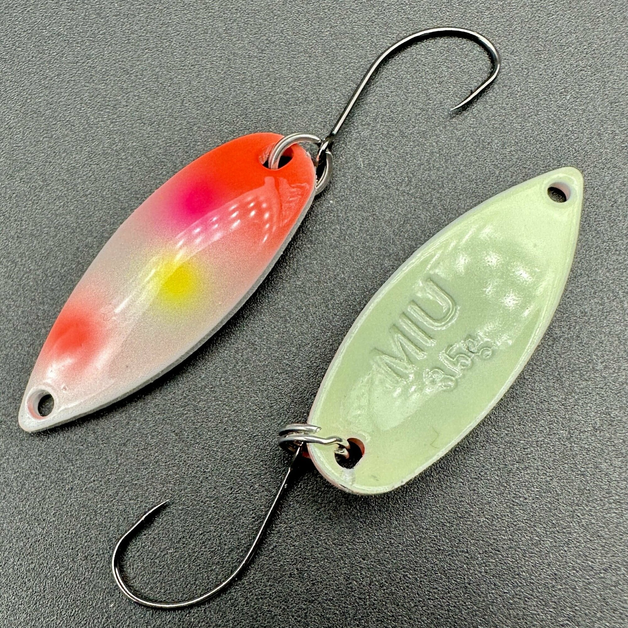 Блесна MIU Forest микроколебалка весом 3,5 грамма для ультралайтового спиннинга. Подойдет для ловли форели, окуня, голавля, жереха, хариуса, щуки и красноперки.