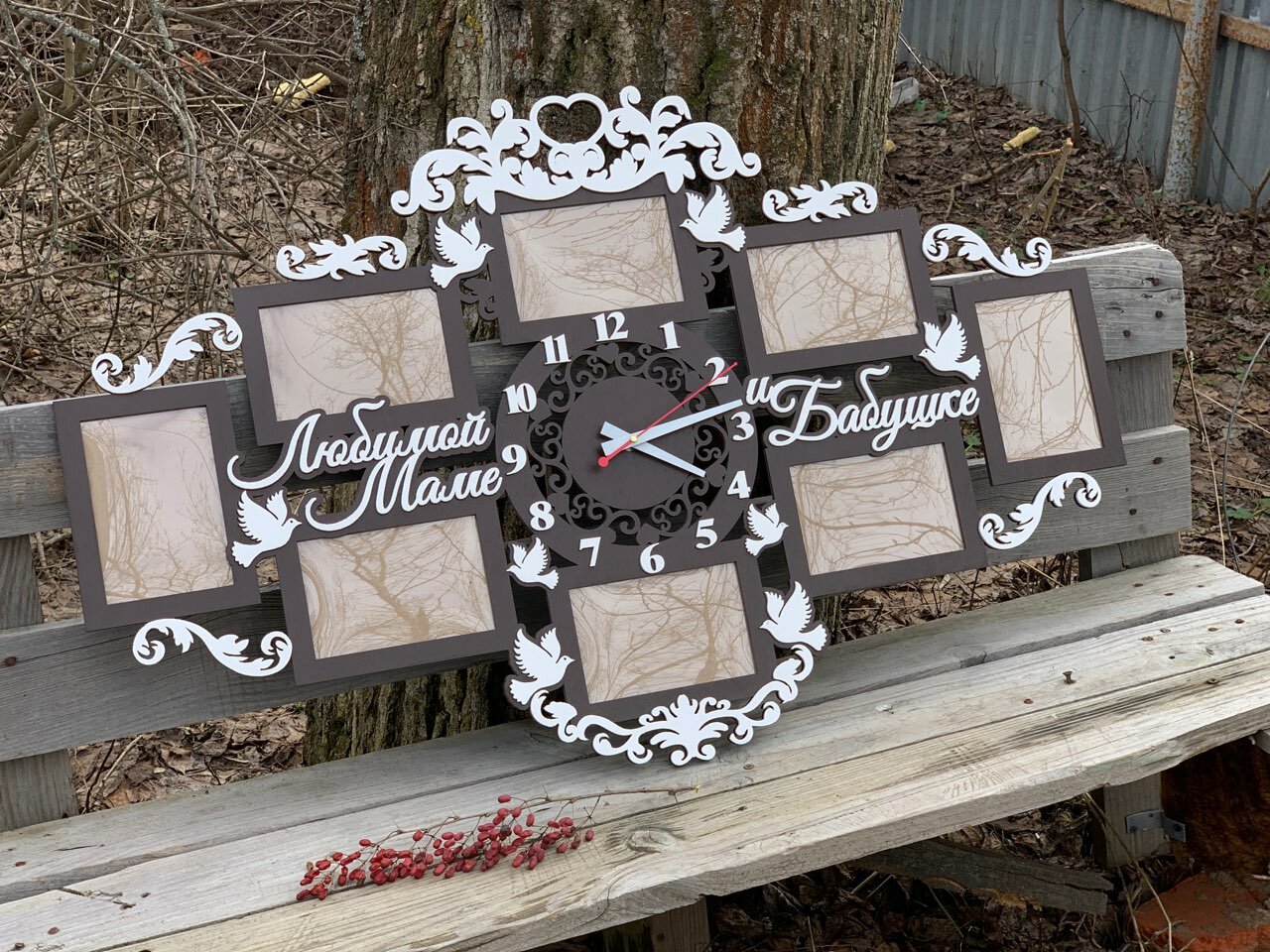 Подарок маме и бабушке Золотой жук размер 60х90 фото 10/15 цвет шоколадный/белый